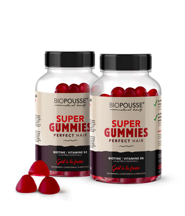 Super Gummies Perfect Hair x2 - Biotine, Vitamine B6, B8, Vitamine C ...